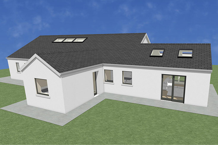 Residential House Self Build Architect, Kildare, Ireland.